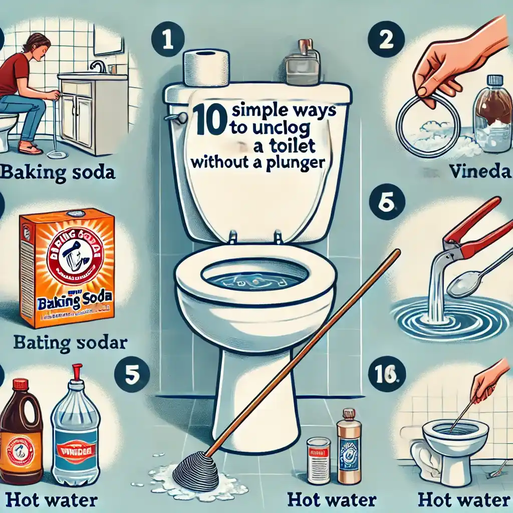 10 Easy Ways To Unclog A Toilet Without A Plunger